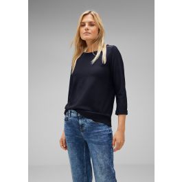 Street One sweater deep blue 320433 11238