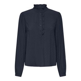 JDY blouse met ruches total eclipse 15343798